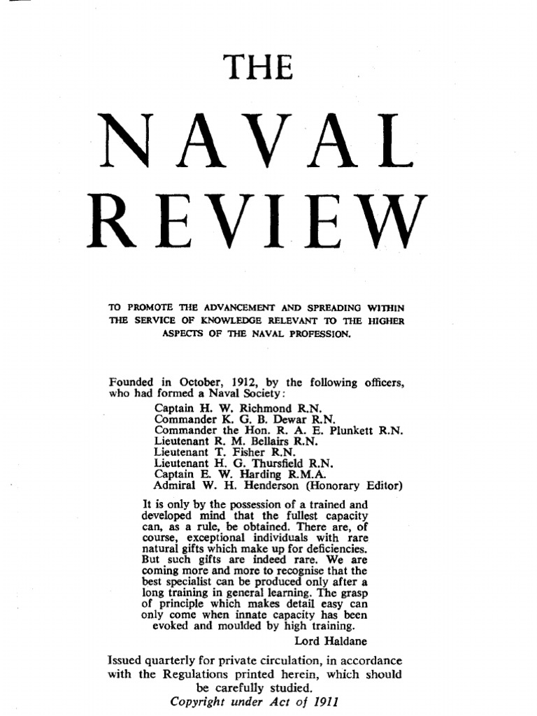 The Naval Review Vol. 65 No.1 January 1977 | PDF | Anti Submarine ...