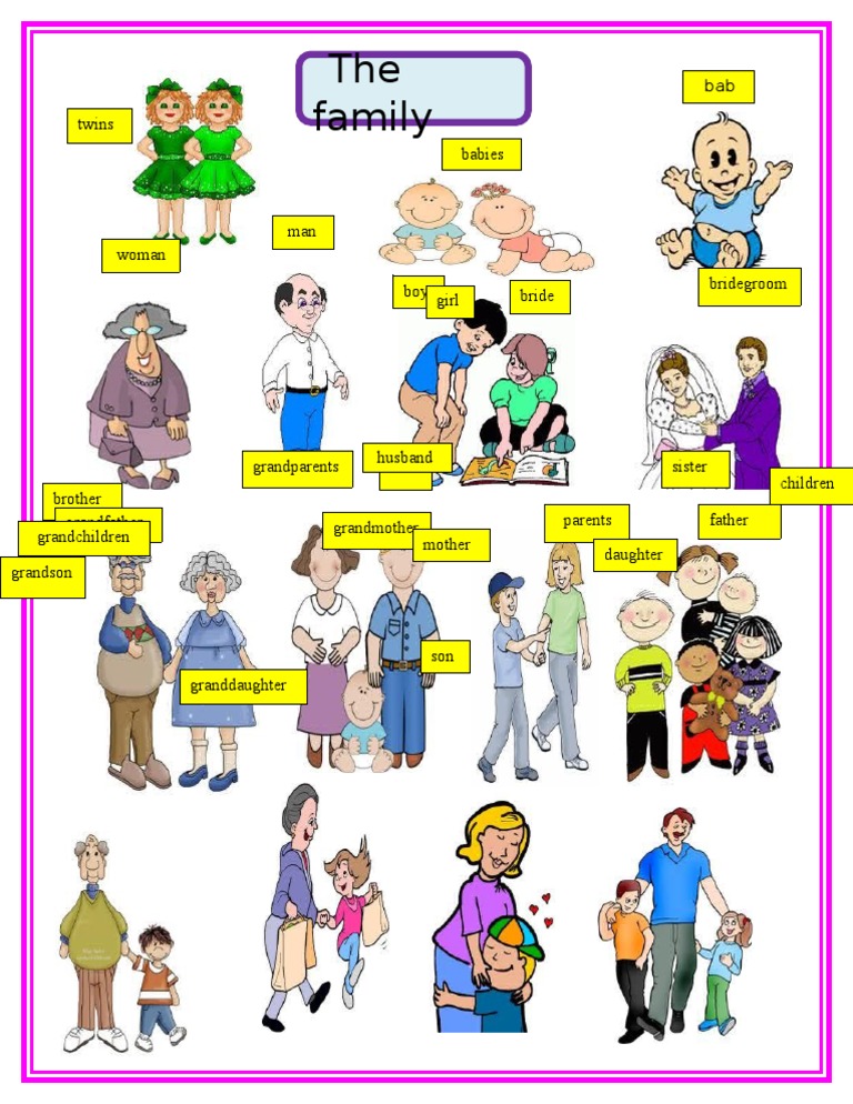 The Family Pictionary | PDF