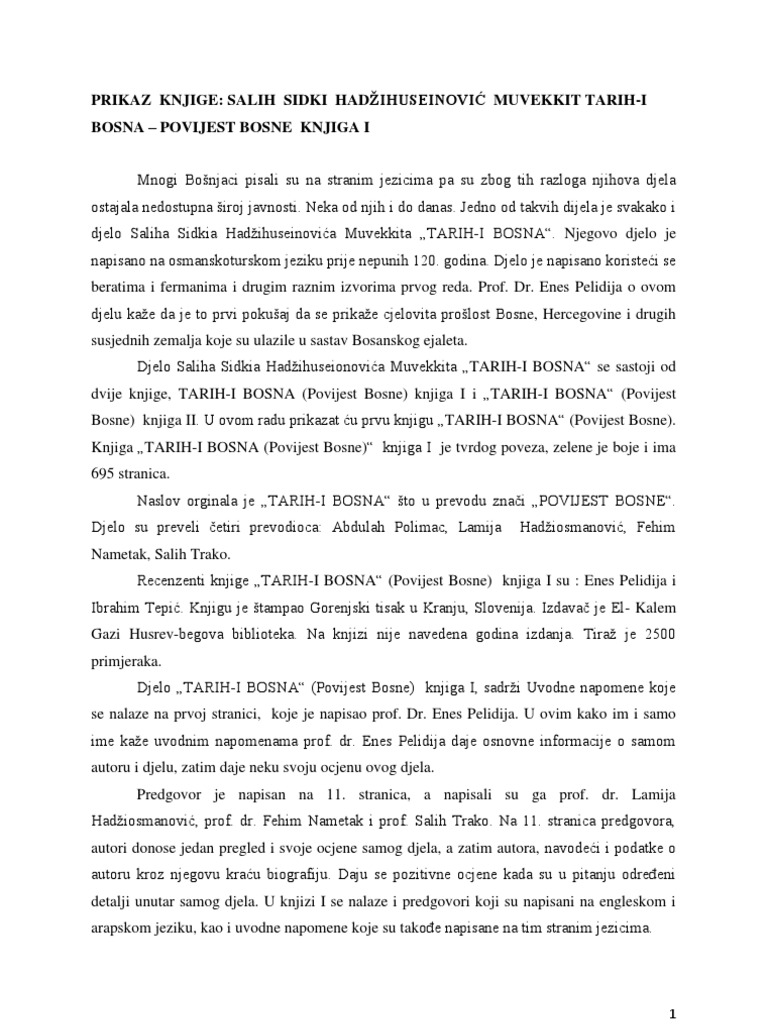 Muvekkit Prikaz Knjige | PDF