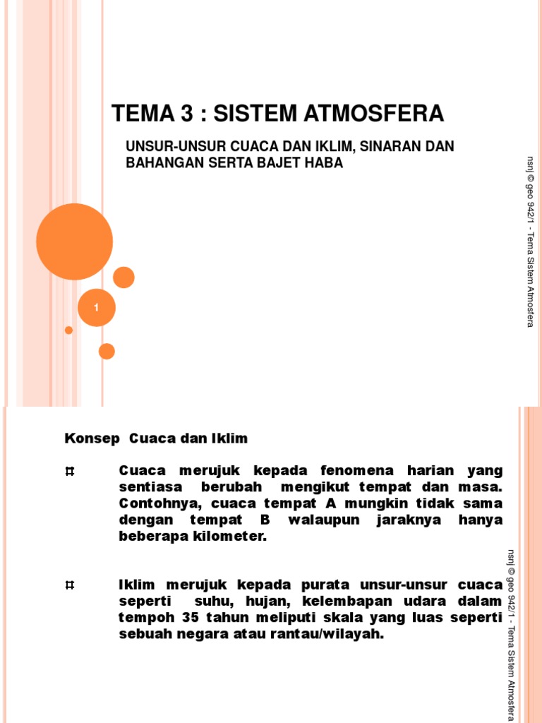 TEMA 3 Sistem Atmosfera | PDF