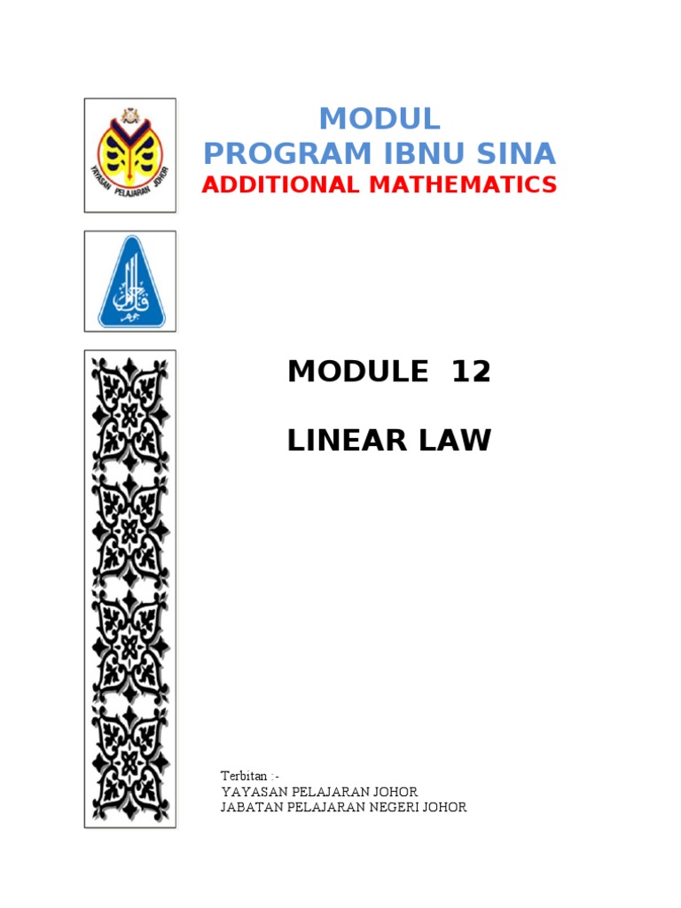 Linear Law | PDF | Line (Geometry) | Logarithm