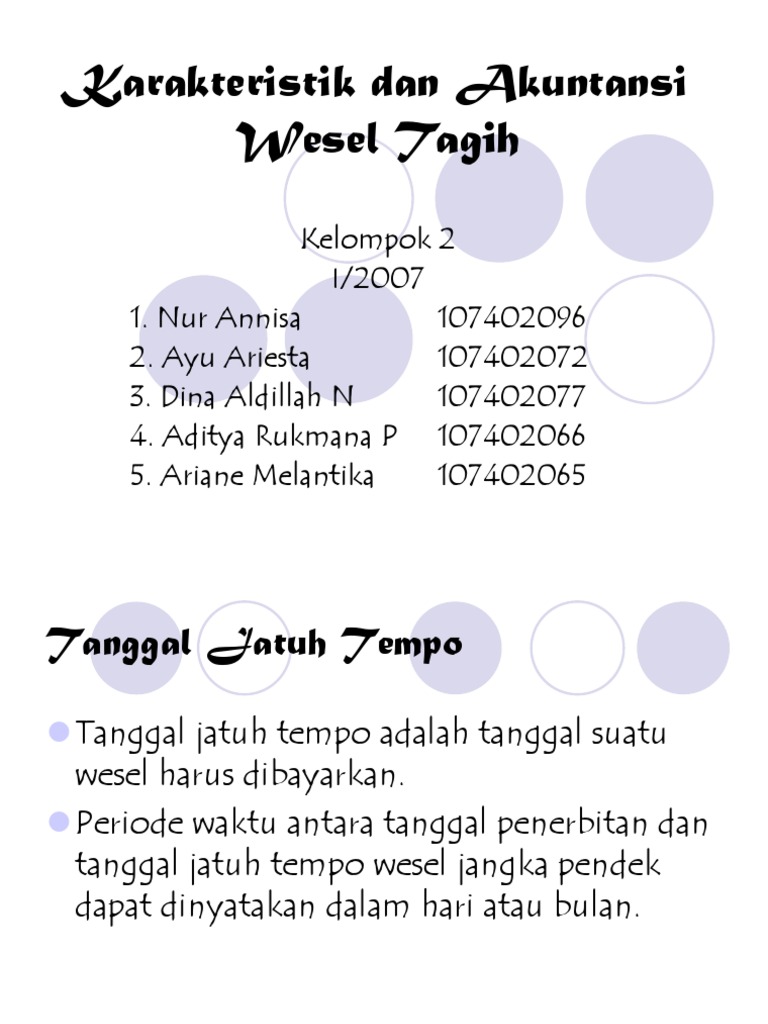 Wesel Tagih | PDF | Bisnis