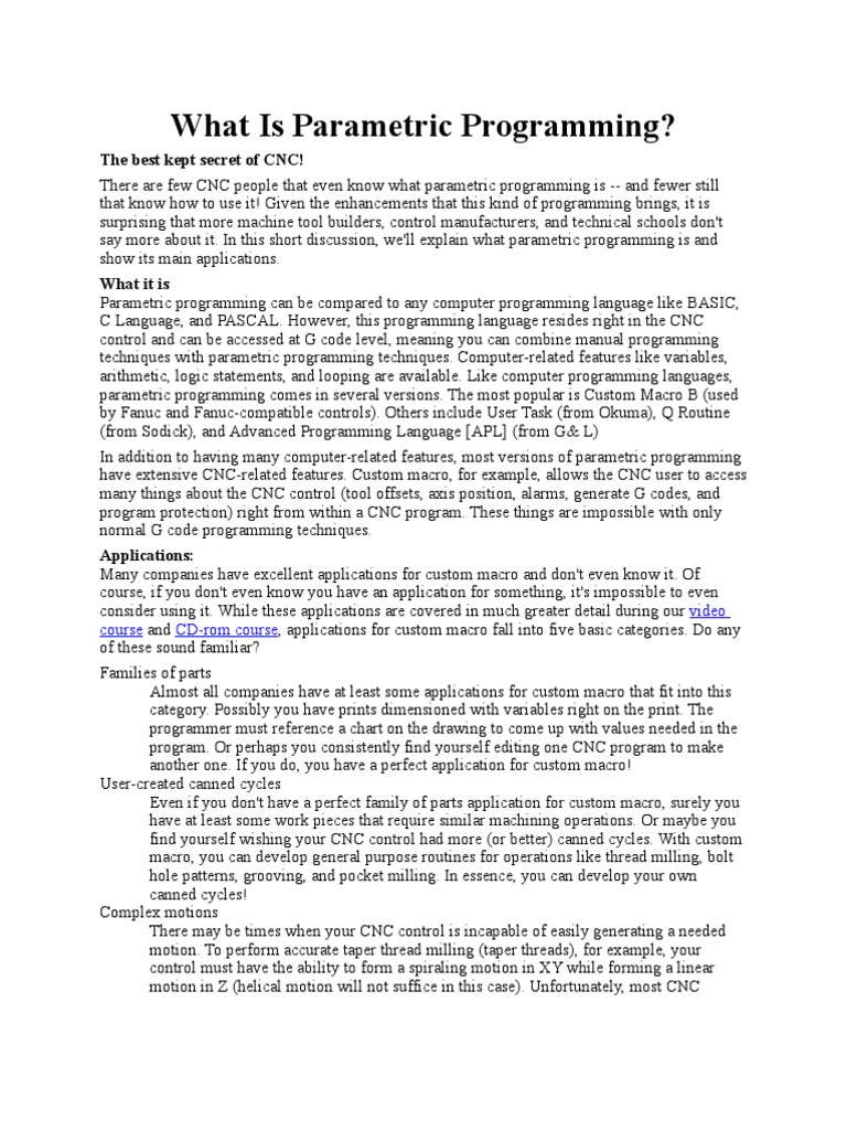Parametric Programming | PDF