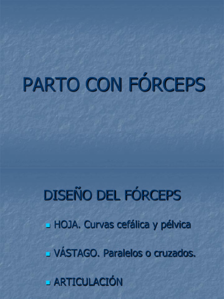 Parto Con Fórceps | PDF | Feto | Parto