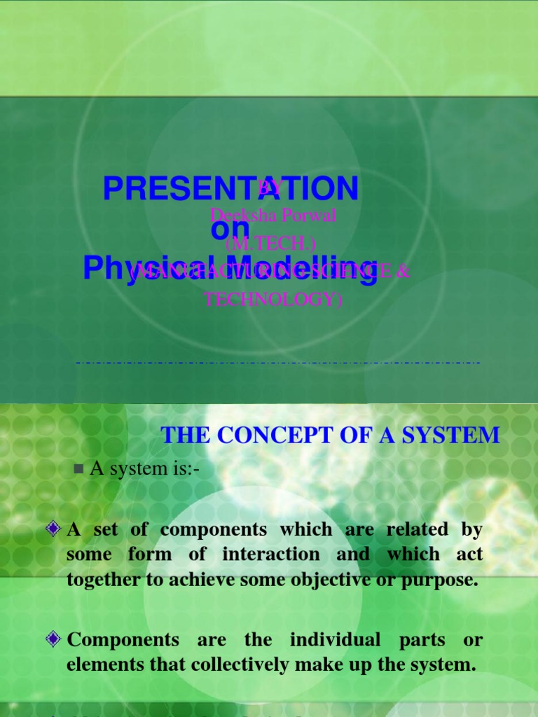 physical modeling | System | Experiment