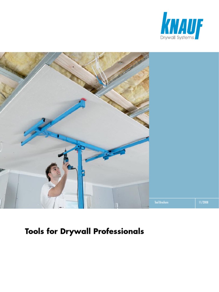 Knauf Tools Brochure | PDF | Drywall | Building Materials