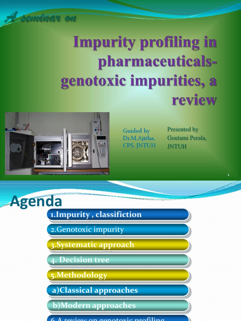 Genotoxic Impurity Profiling - Review | PDF | Gas Chromatography–Mass ...
