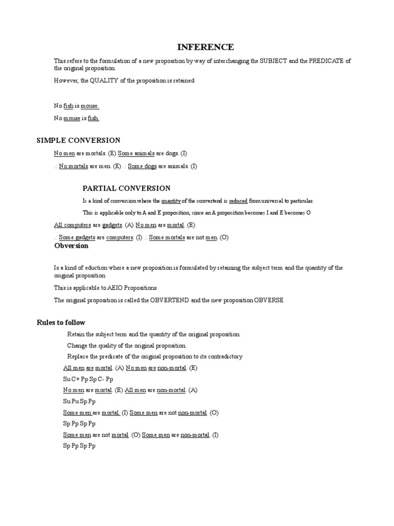 Reasoning and Inference | Download Free PDF | Logical Truth | Proposition