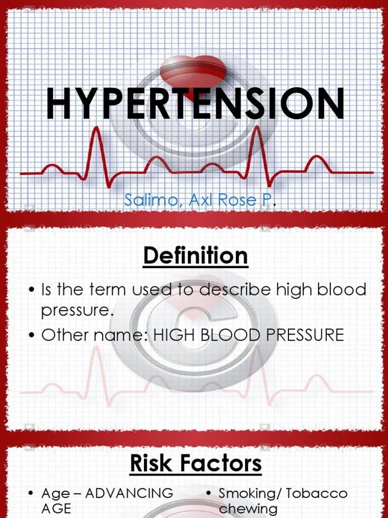 Hypertension Report | PDF | Hypertension | Blood Pressure