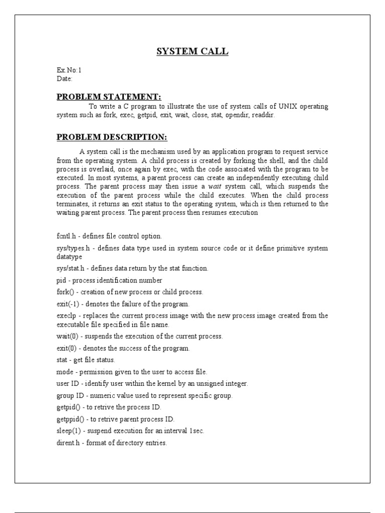 Operating System Lab Manual | PDF | Scheduling (Computing) | Computer ...