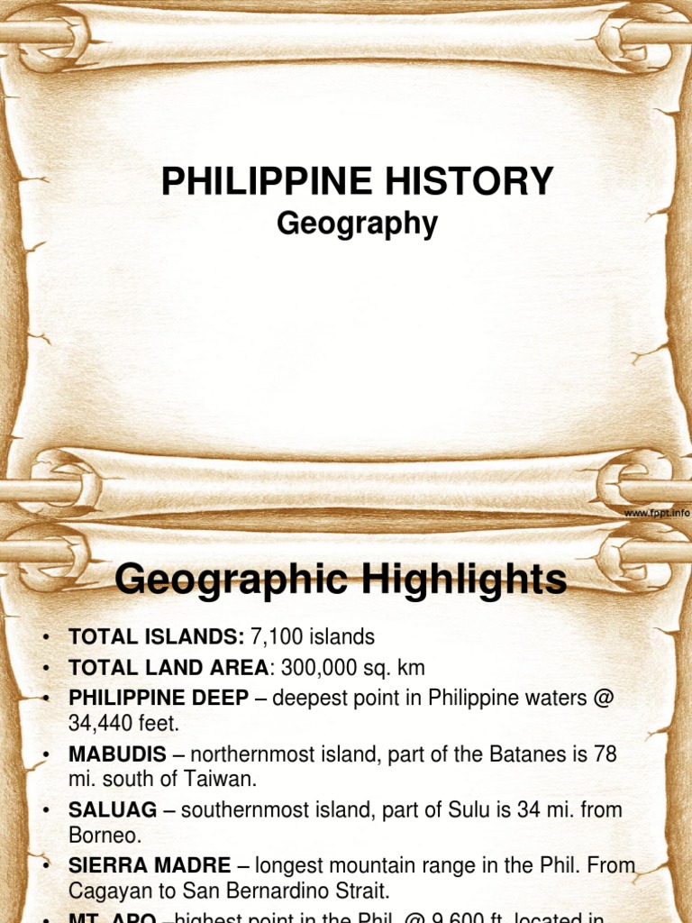 Philippine History: Geography | PDF | Mindanao | Philippines