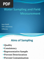 Water Sampling Report (Introduction) | PDF | Experiment | Water Quality
