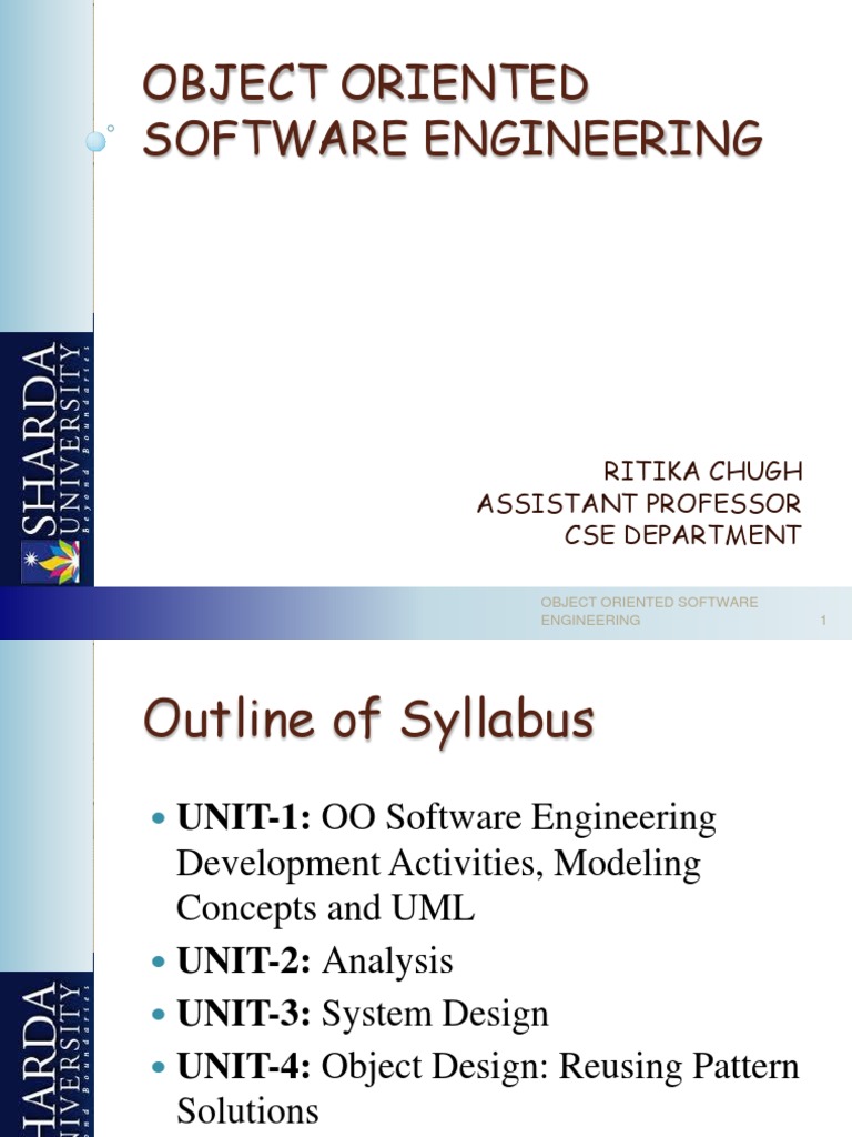Object Oriented Software Engineering | PDF | Class (Computer Programming) | Object Oriented ...