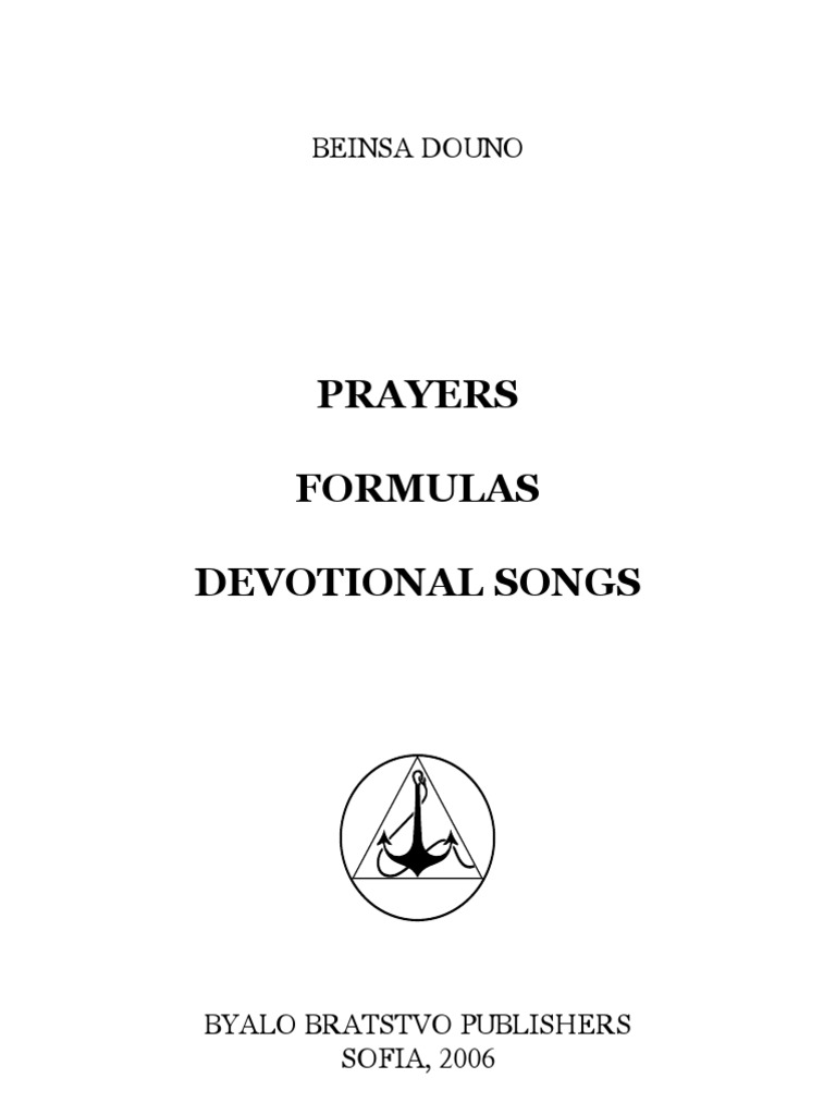 Prayers, Formulas, Devotional Songs | PDF | Prayer | Glory (Religion)