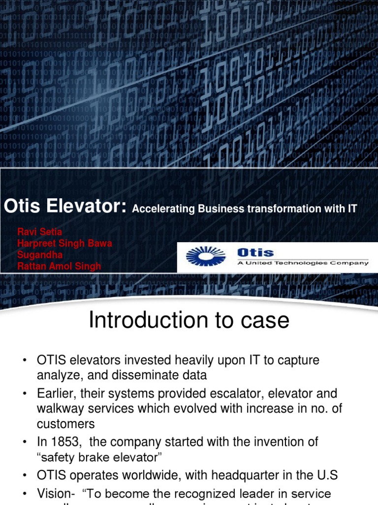 Otis | PDF | Logistics | Supply Chain