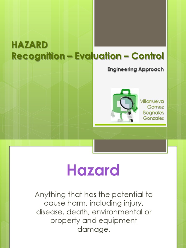 Hazards | Personal Protective Equipment | Risk