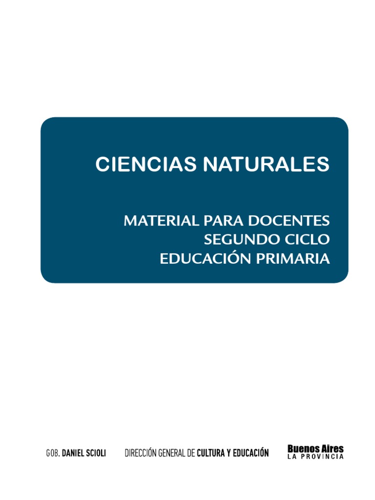 Ciencias Naturales Segundo Ciclo | PDF