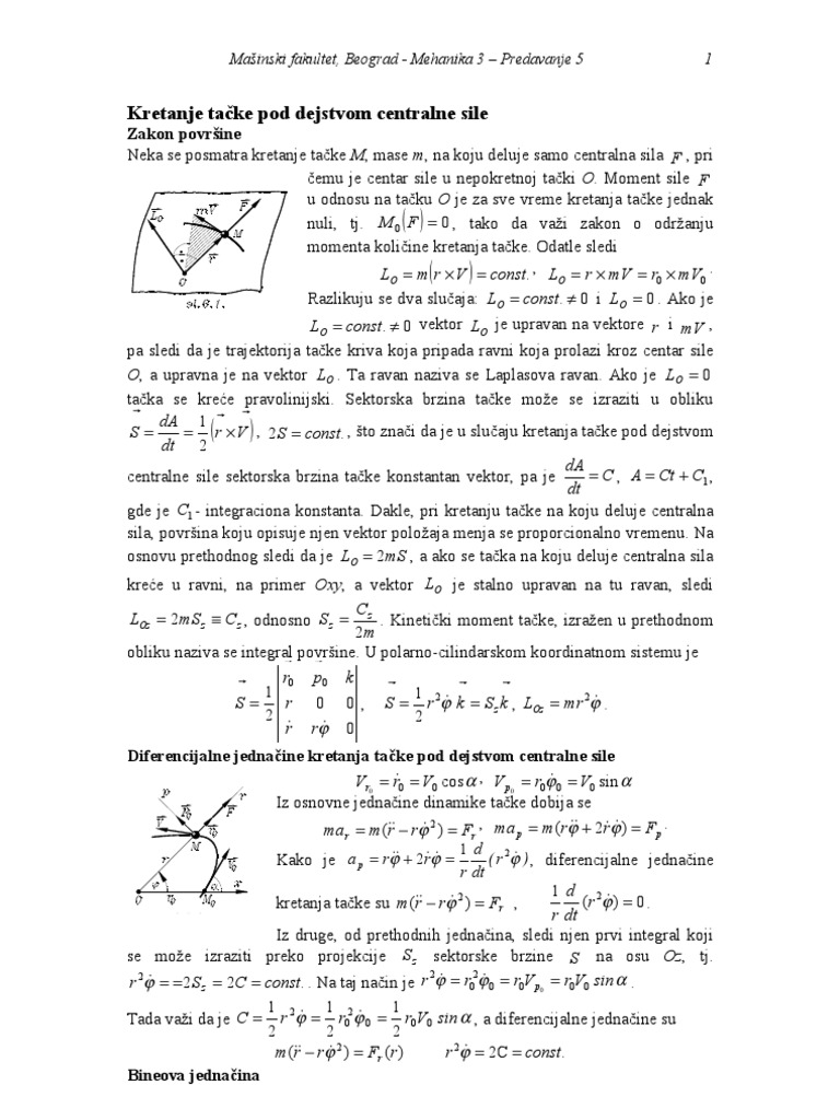 Mehanika 3 | PDF