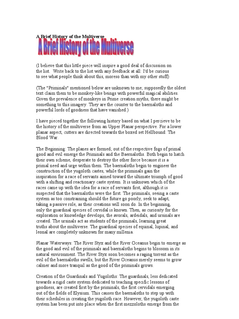 Planescape Brief History | Download Free PDF | Dungeons & Dragons ... Planescape Brief History | Download Free PDF | Dungeons & Dragons ...