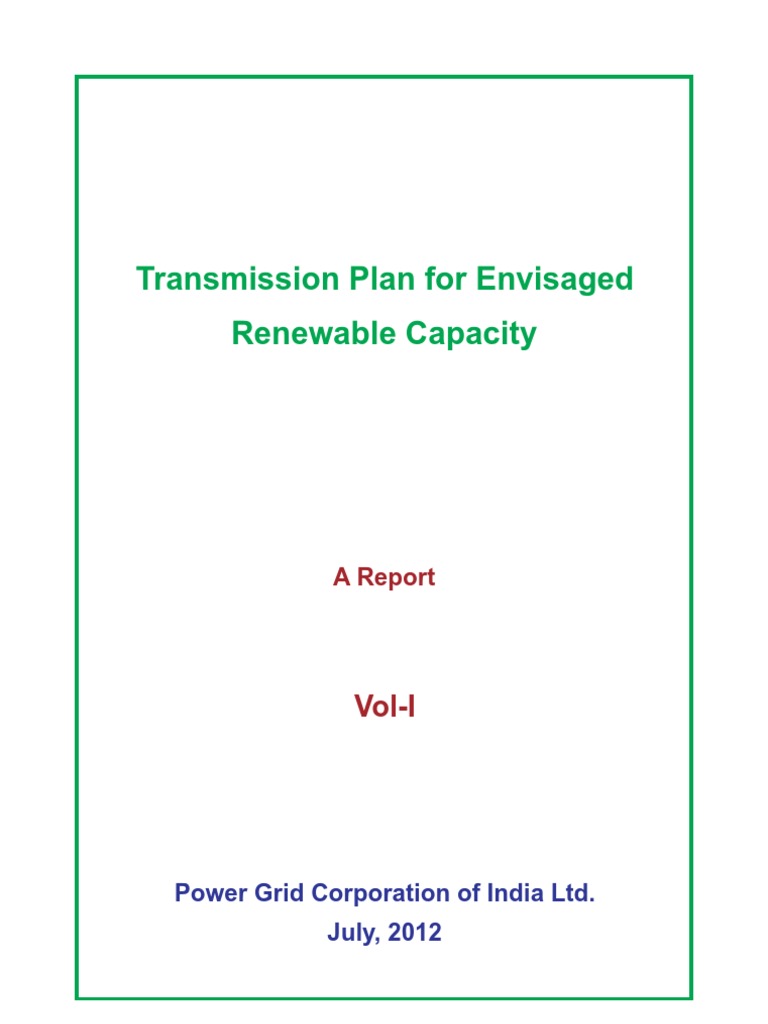 Transmission Plan For Renewable Energy | PDF | Renewable Energy ...