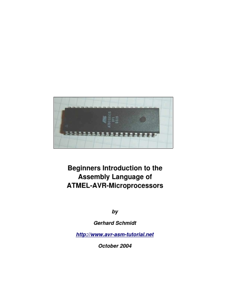 Beginners Introduction To The Assembly Language of ATMEL AVR Microprocessors | PDF | Binary ...
