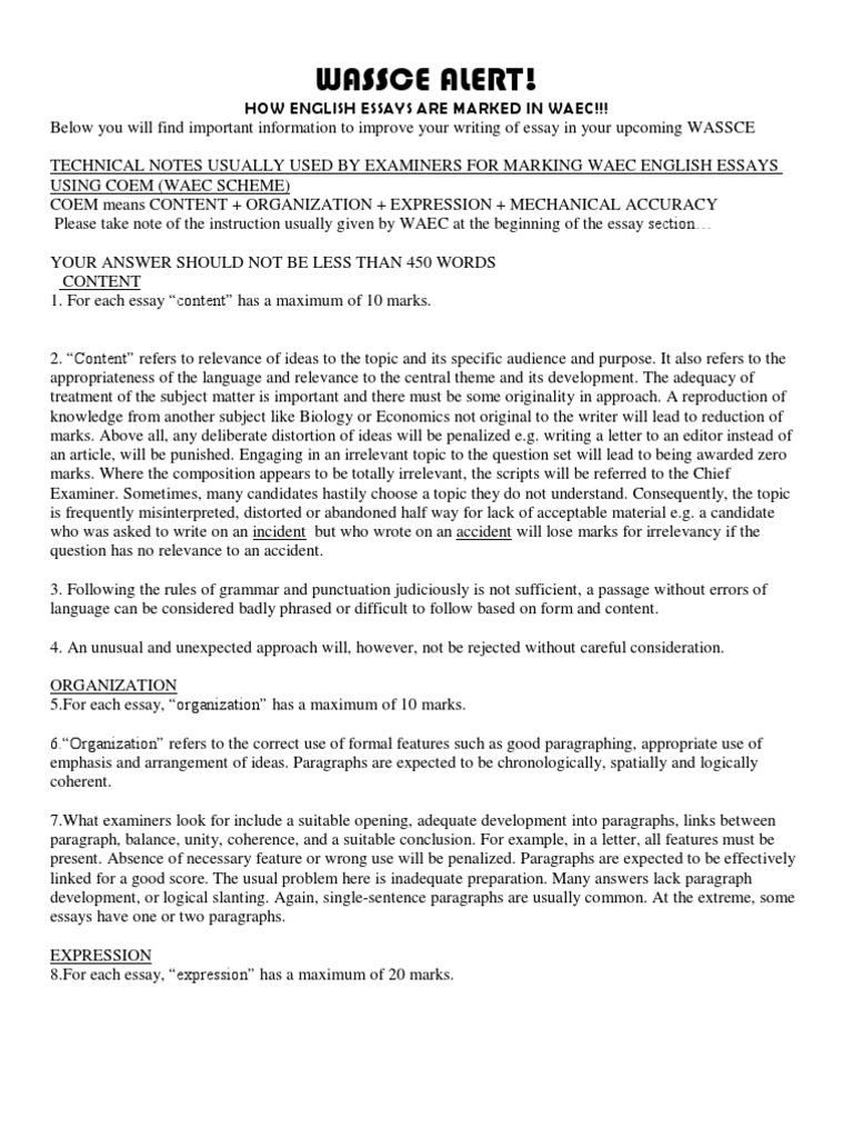 Why You Get Low Marks When Your English Composition Is Scored. | PDF ...