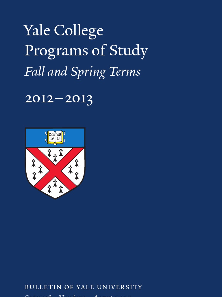 Yale College Program of Study | PDF | Academia | Science