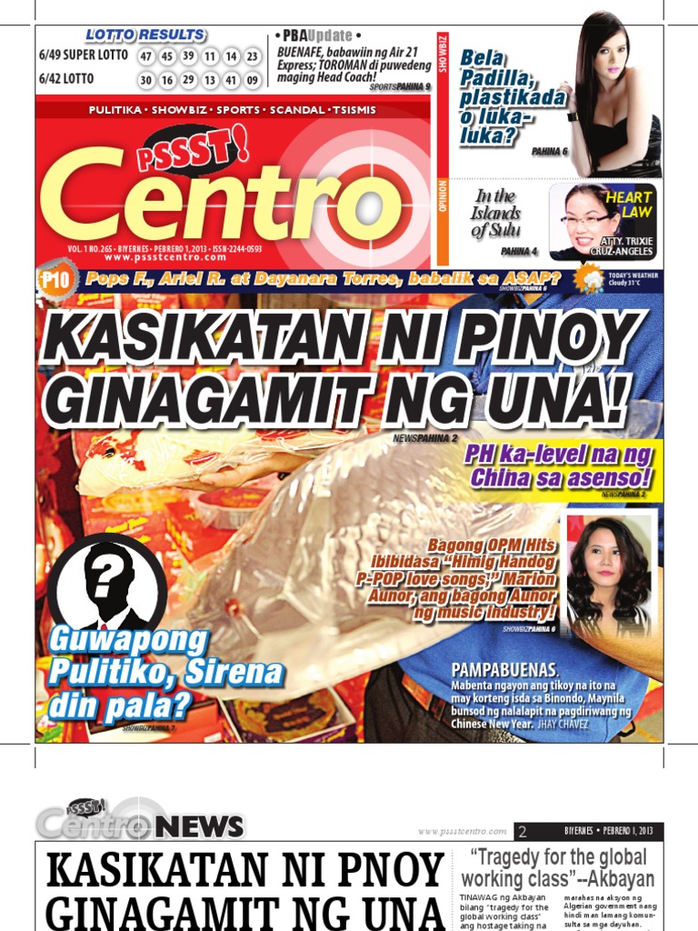 PSSST CENTRO FEB 1 2013 Issue | PDF