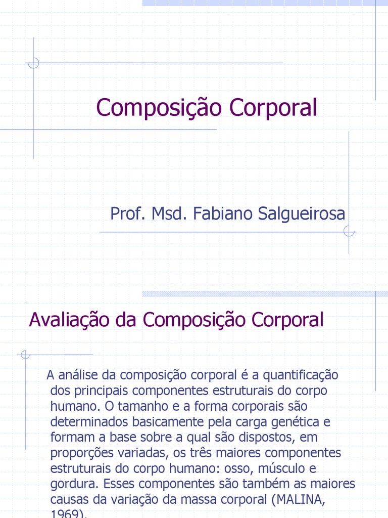 Composicao Corporal | PDF