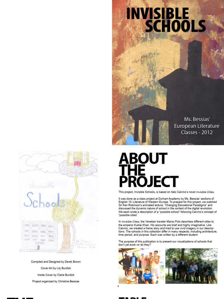 Invisible Schools | PDF | Critical Thinking | Teachers