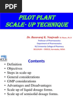 Standard Scale Up Principles & Calculations | PDF | Reynolds Number ...