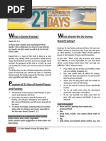 Daniel Fast Calendar | PDF | Fasting | Prayer