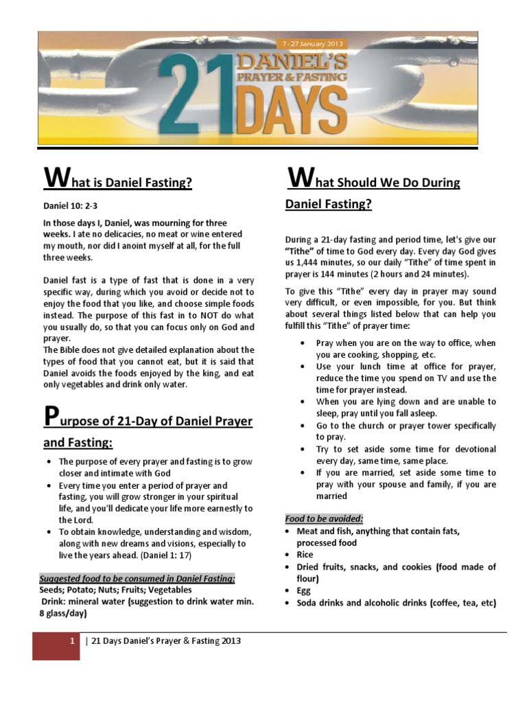 daniel fasting 21 days | Acts Of The Apostles | Jesus