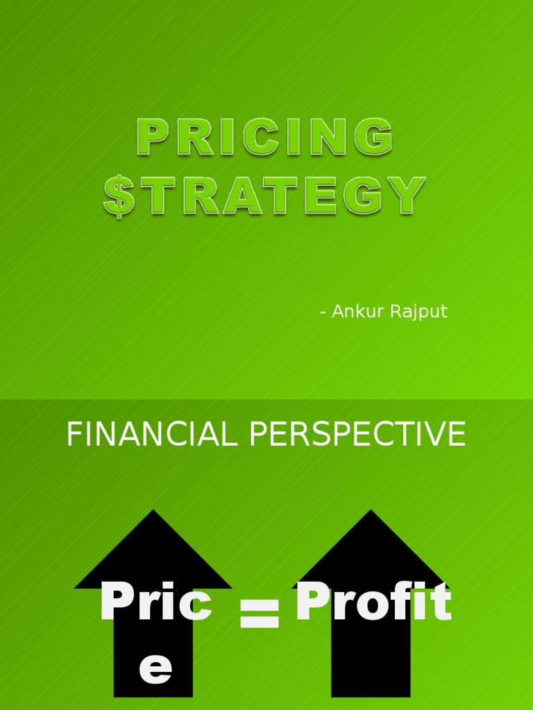 Pricing Strategy | PDF | Prices | Price Elasticity Of Demand
