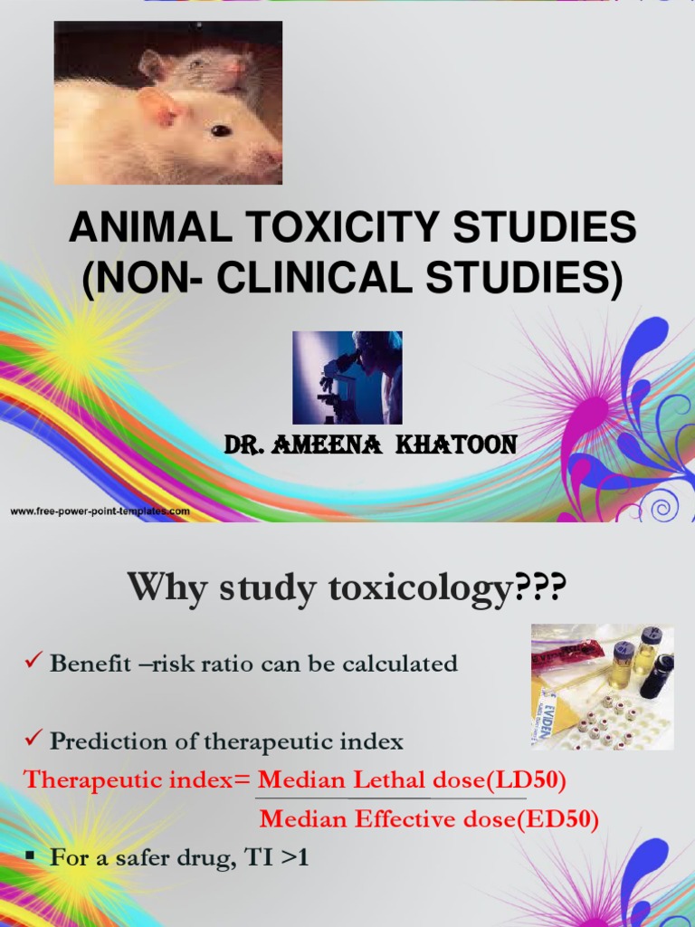 Animal Toxicity Studies Overview | PDF | Toxicity | Dose (Biochemistry)