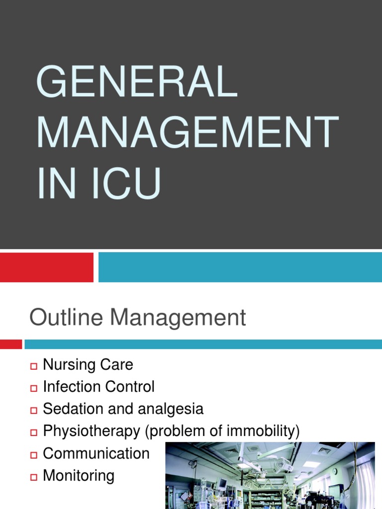 ICU Management: Nursing & Care Protocols | PDF | Intensive Care Unit ...