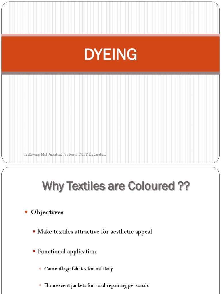 dyeing techniques | Dyeing | Textiles