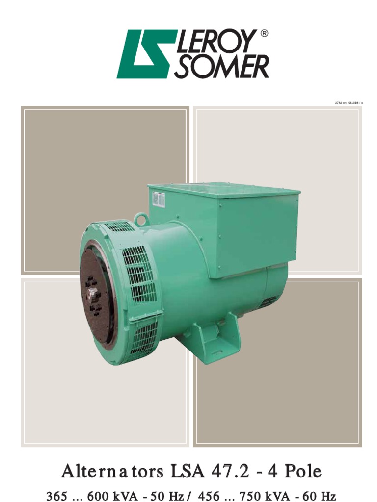 Alternators LSA 47.2 - 4 Pole Alternators LSA 47.2 - 4 Pole | PDF | Electrical Engineering ...