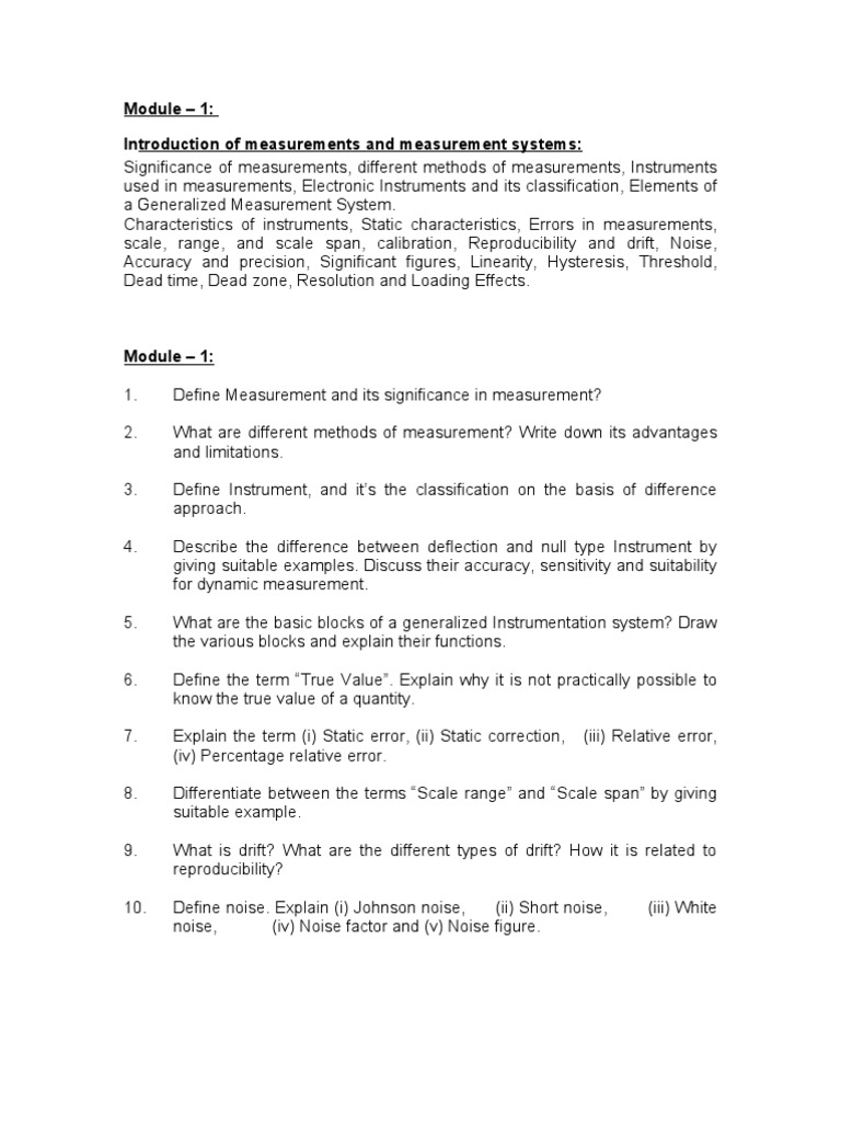 Measurement Questions | PDF | Accuracy And Precision | Scientific Observation