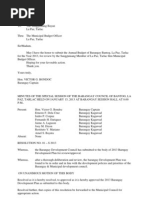 SK Resolution 2 2021 For Bac | PDF | Government | Public Law