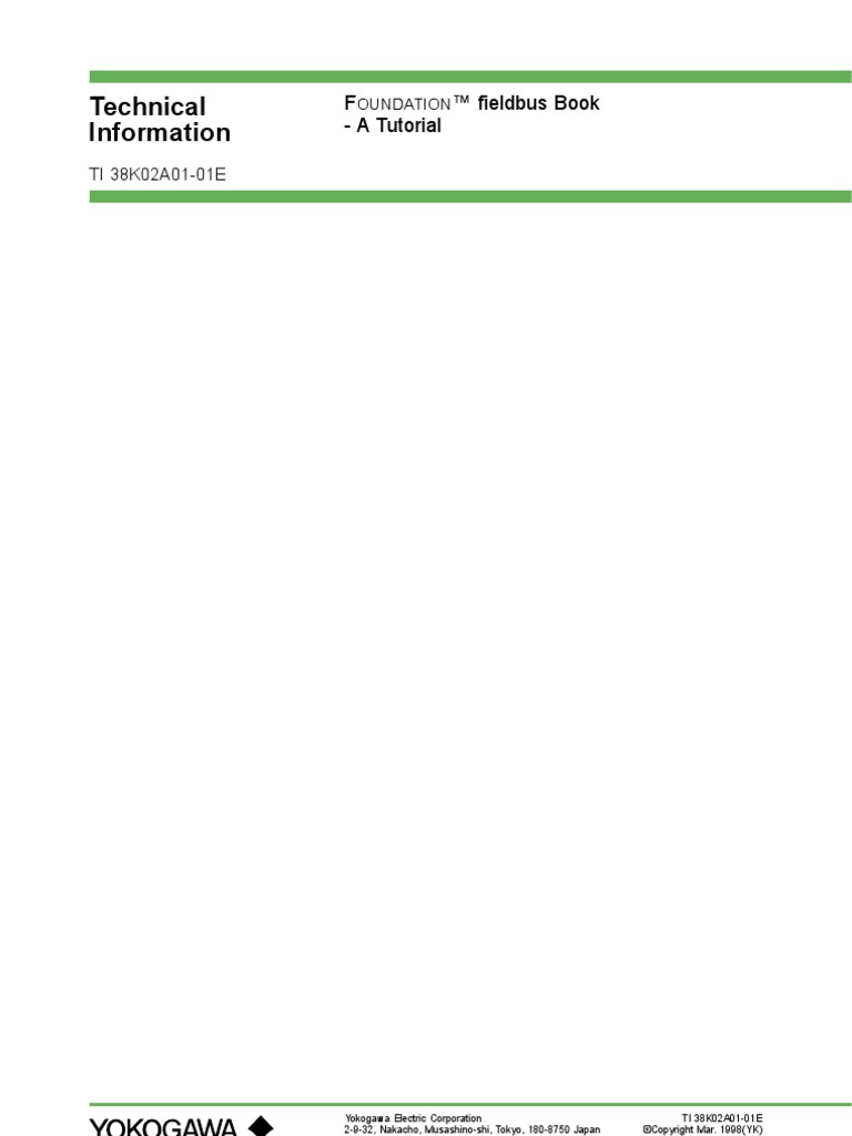 FOUNDATION™ fieldbus Book A Tutorial | PDF | Osi Model | Object (Computer Science)