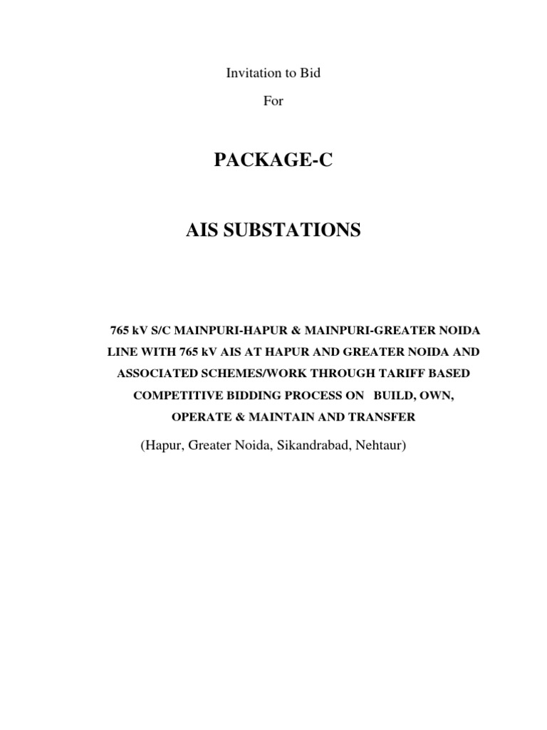 AIS Specification PDF | PDF | Electrical Substation | Galvanization