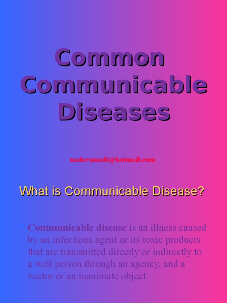 Communicable Diseases | PDF | Infection | Hiv/Aids
