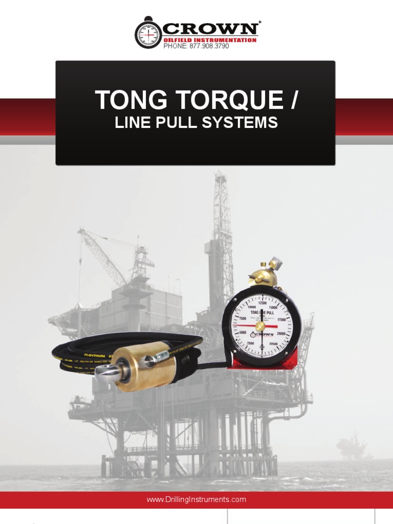 Tong Torque Line Pull FINAL | PDF | Torque | Mechanical Engineering