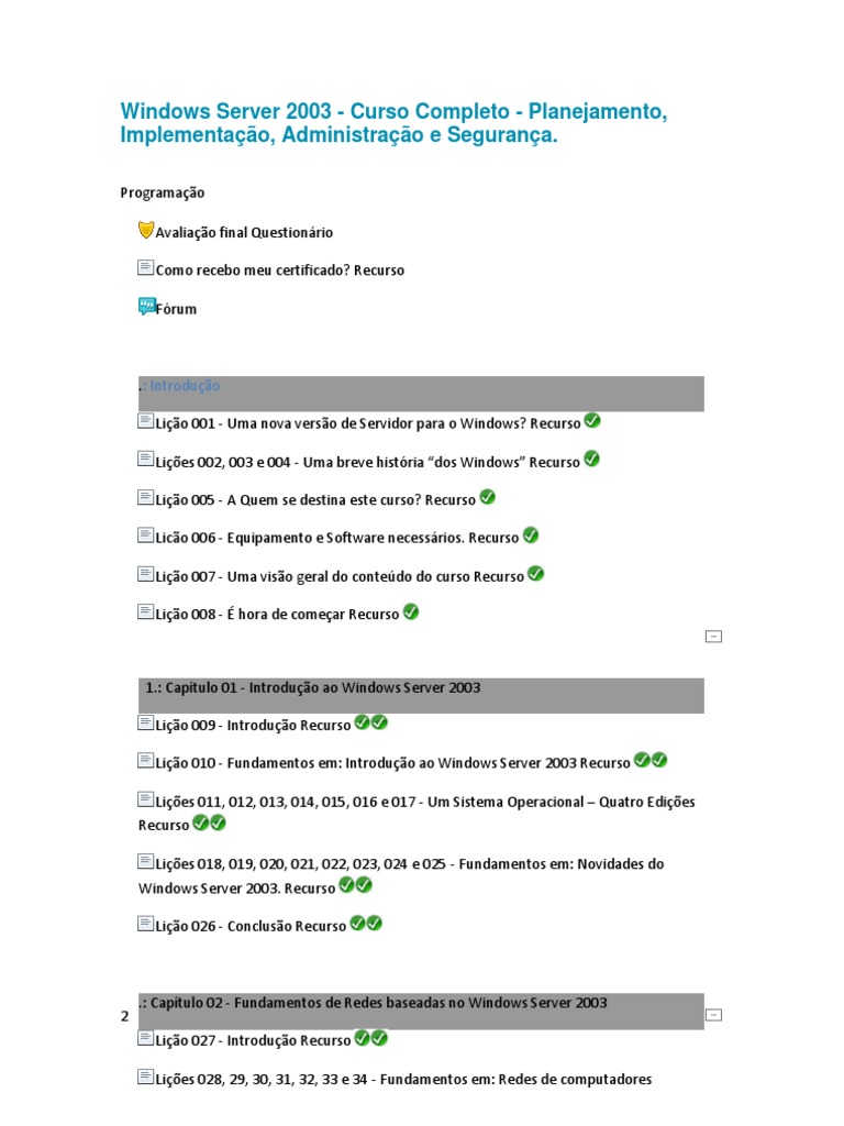 Windows Server 2003 | PDF | Microsoft Windows | Modelo cliente – Servidor