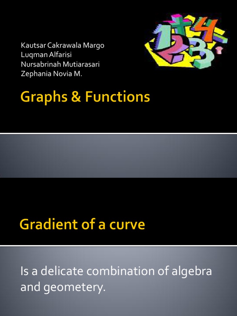 Graphs and Functions | PDF | Gradient | Tangent