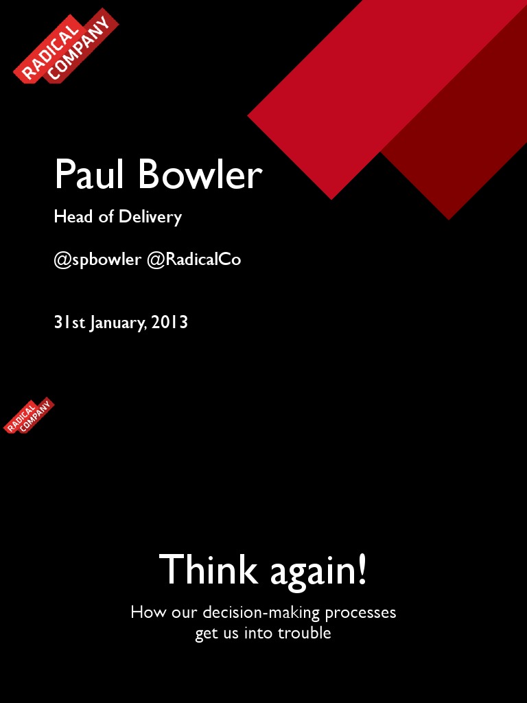 Think Again! | PDF | Bias | Life Skills