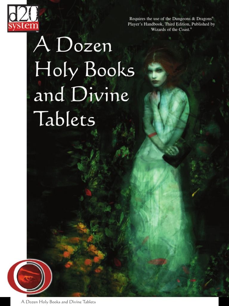 (d20) A Dozen Holy Books and Divine Tablets | PDF