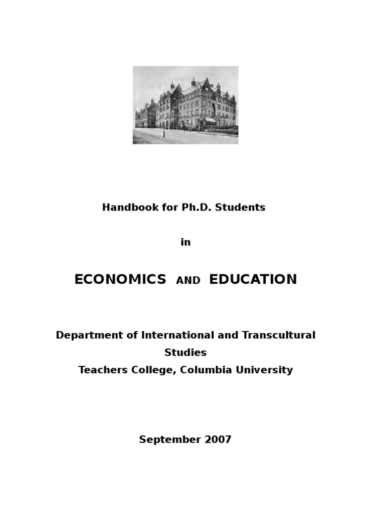 Advanced Microeconomic Theory Pdf Thesis Doctor Of Philosophy