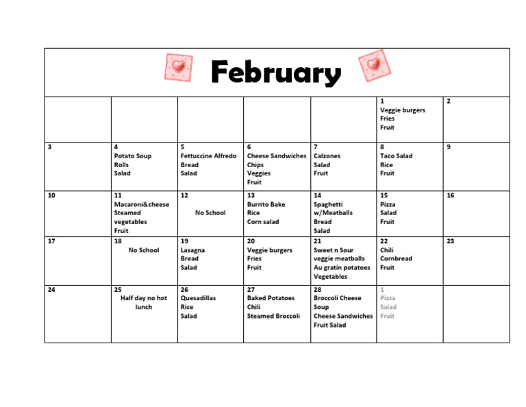 Lunch Menu | PDF